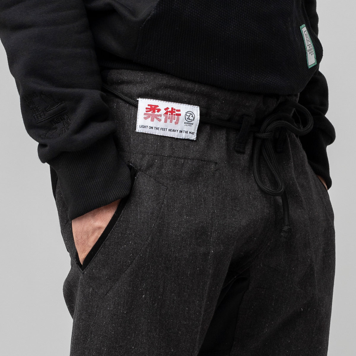 JIU JITSU ORIGINALS Casual Gi Pants - Dark Marl Grey – 93brand
