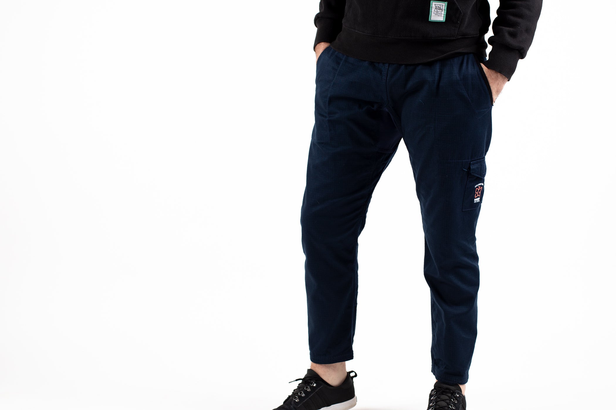 BUTTERFLY ORIGINALS Casual Gi Pants - Dark Blue BUTTERFLY ORIGINALS Casual Gi Pants - Dark Blue