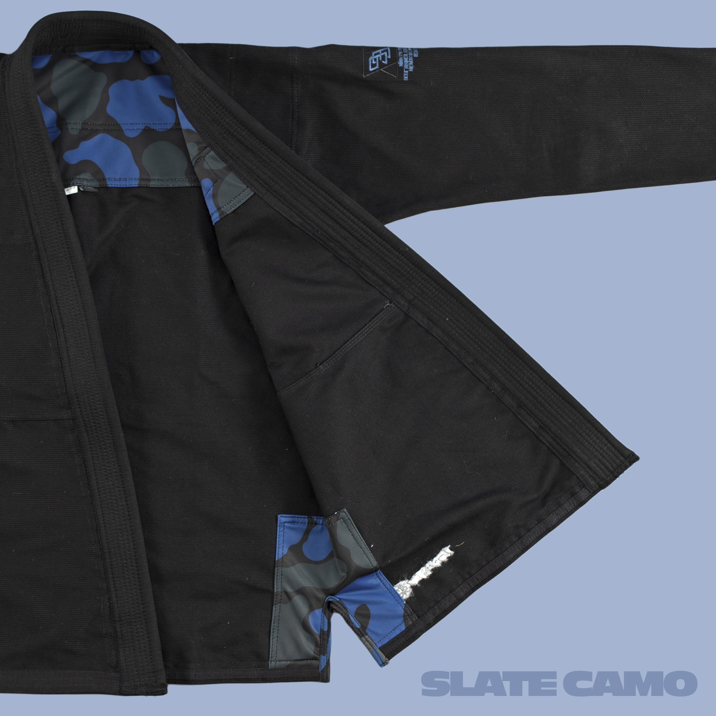 SLATE CAMO Black Jiu Jitsu Gi